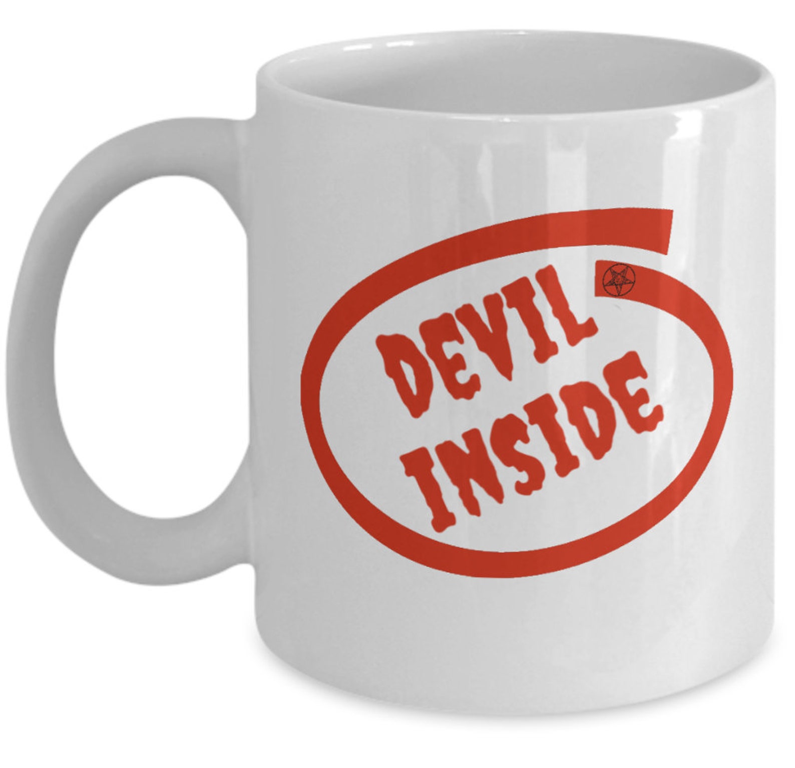 Esoteric Coffee Mug Devil Inside Funny Satanic 666 Occult | Etsy