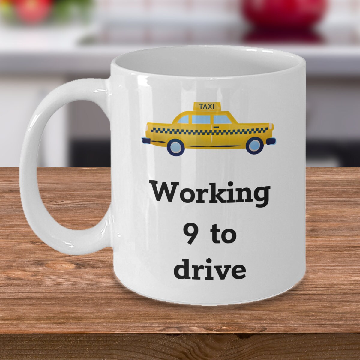 Taxi Driver Coffee Mug Working 9 to Drive Funny Cab Driver - Etsy