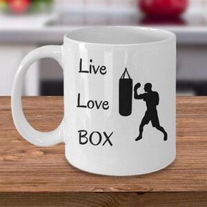 Live Love Box - Boxing Themed Gift for Boyfriend - Boxing Coffee Mug ...