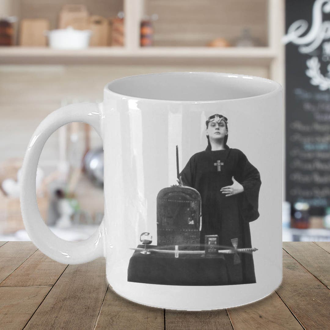 Esoteric Coffee Mug - Aleister Crowley Magus Portrait - Thelema OTO ...