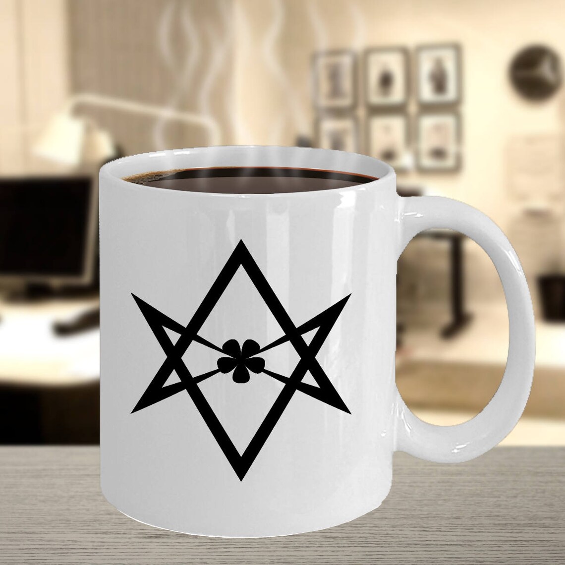 Thelema Symbol Gift Esoteric Mug Unicursal Hexagram Symbol - Etsy