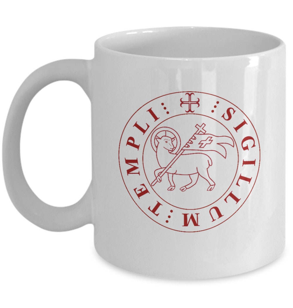 Knights Templar Masonic Coffee Mug the Lamb of God Symbol - Etsy