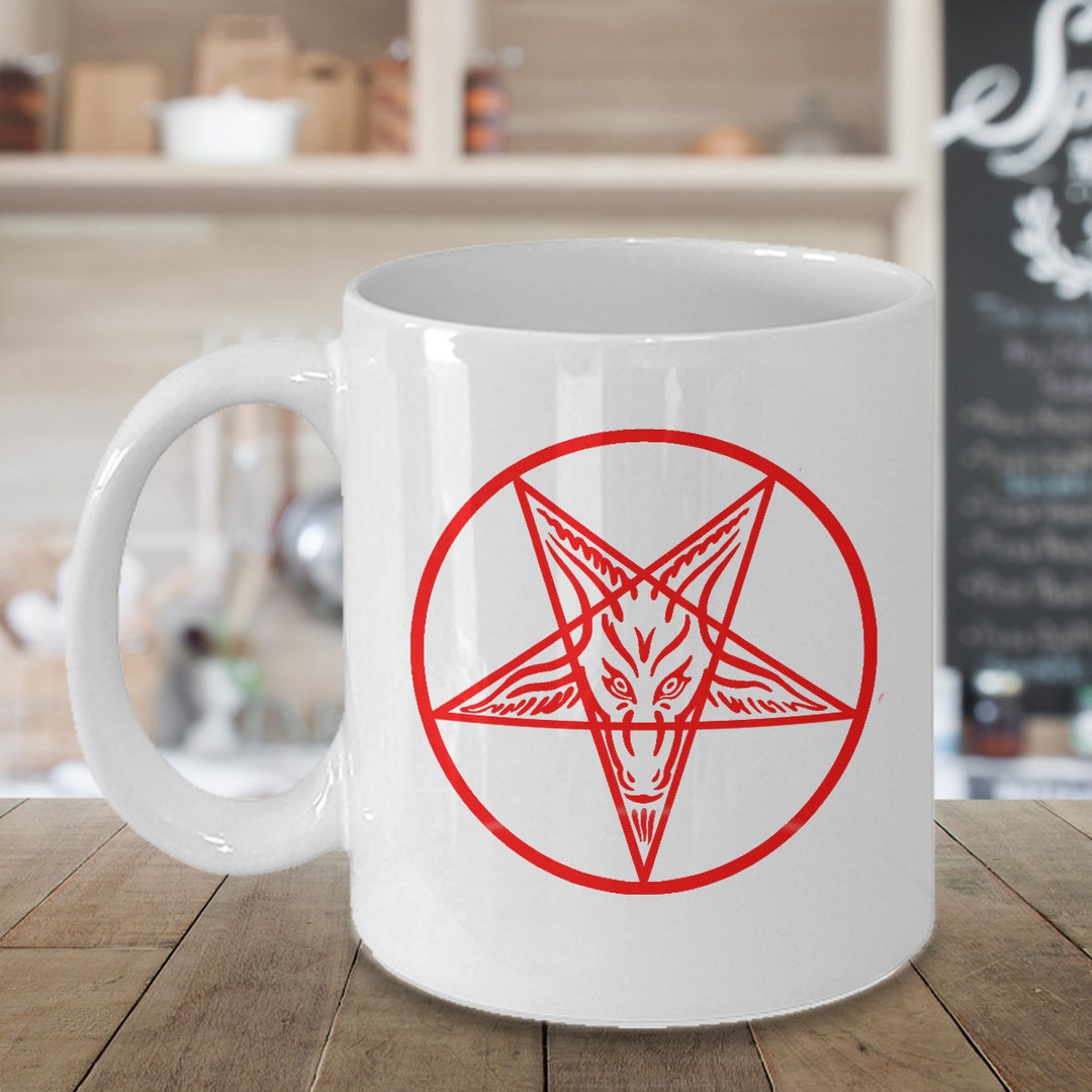 Esoteric Coffee Mug - Satan and Lucifer Tea Cup - Etsy
