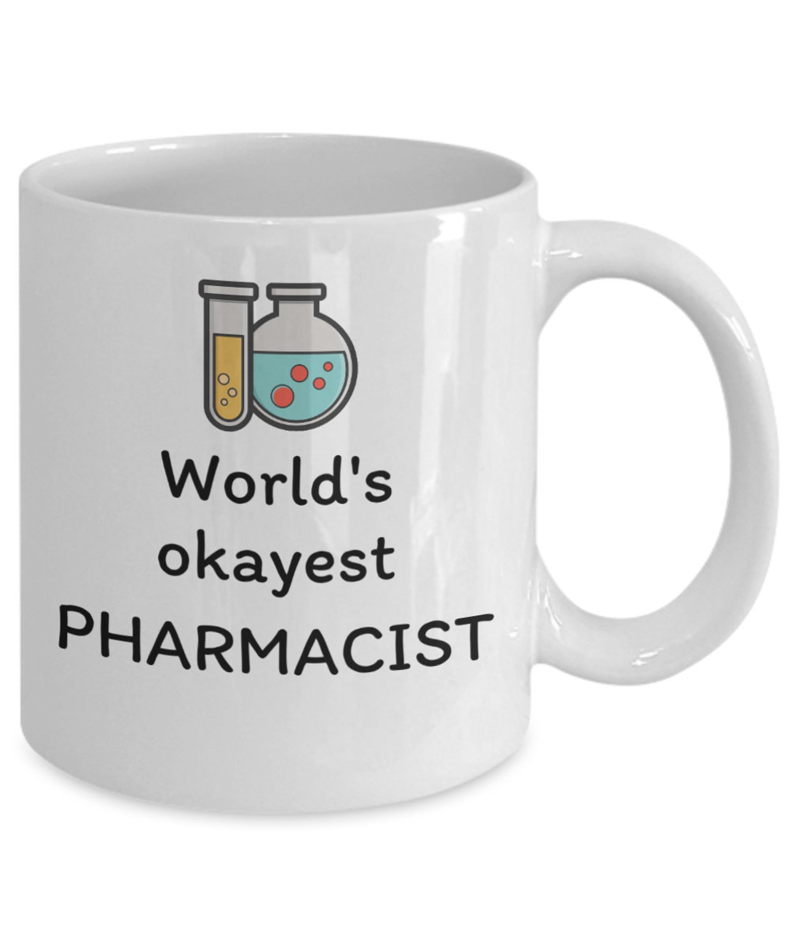 Pharmacist Mug World's Okayest Pharmacist Pharmacy - Etsy