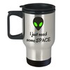 UFO Alien Head Coffee Mug Thanks for Believing in Me Flying Saucer Ufos ...