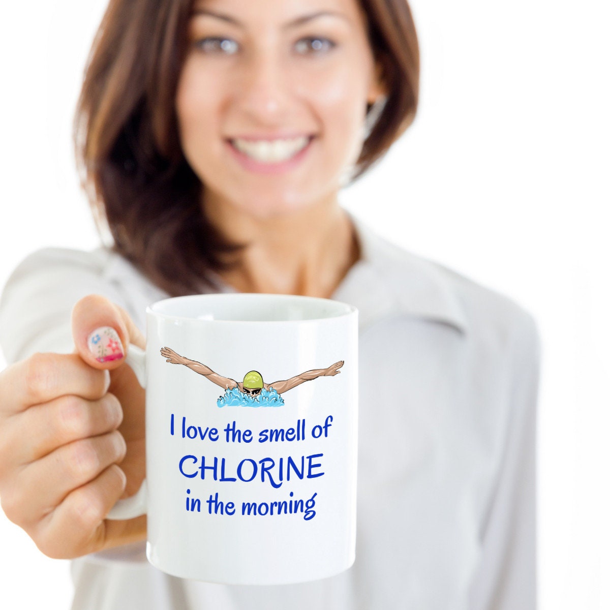 I Love the Smell of Chlorine in the Morning Swimming Water - Etsy