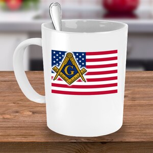 Freemason Coffee Mug - USA Masonic Cup - Masonic Gifts - Etsy