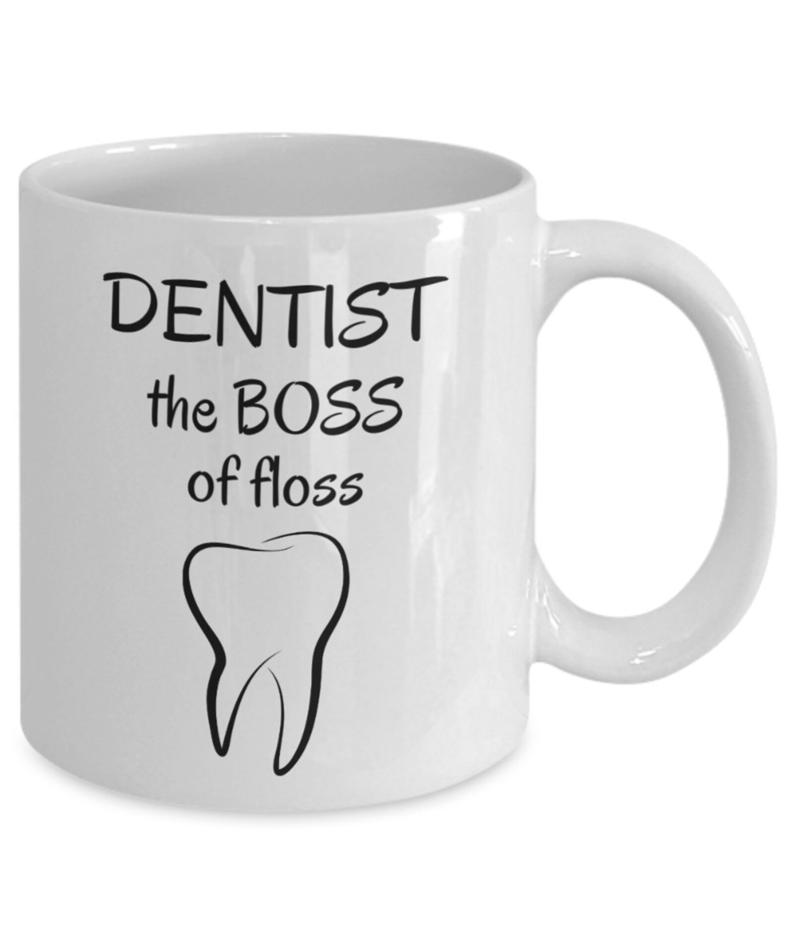 Dentist the Boss of Floss - Funny Dental Profession Gifts - Stomatology ...