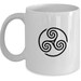 Esoteric Wicca Coffee Mug - Triskelion Celtic Pagan Symbol - Celts ...