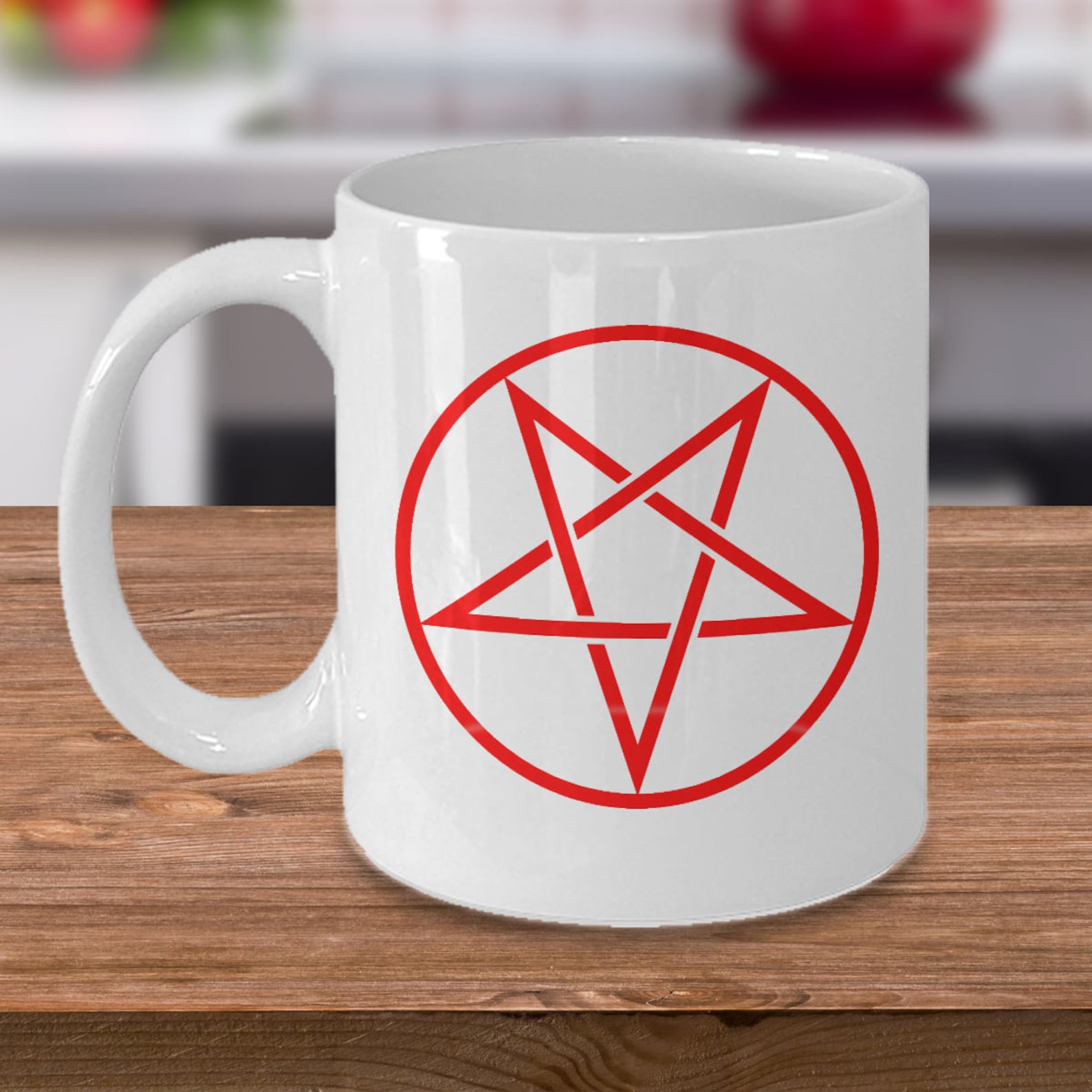 Satanic Mug Inverted Pentagram Symbol Devil Worship 666 - Etsy