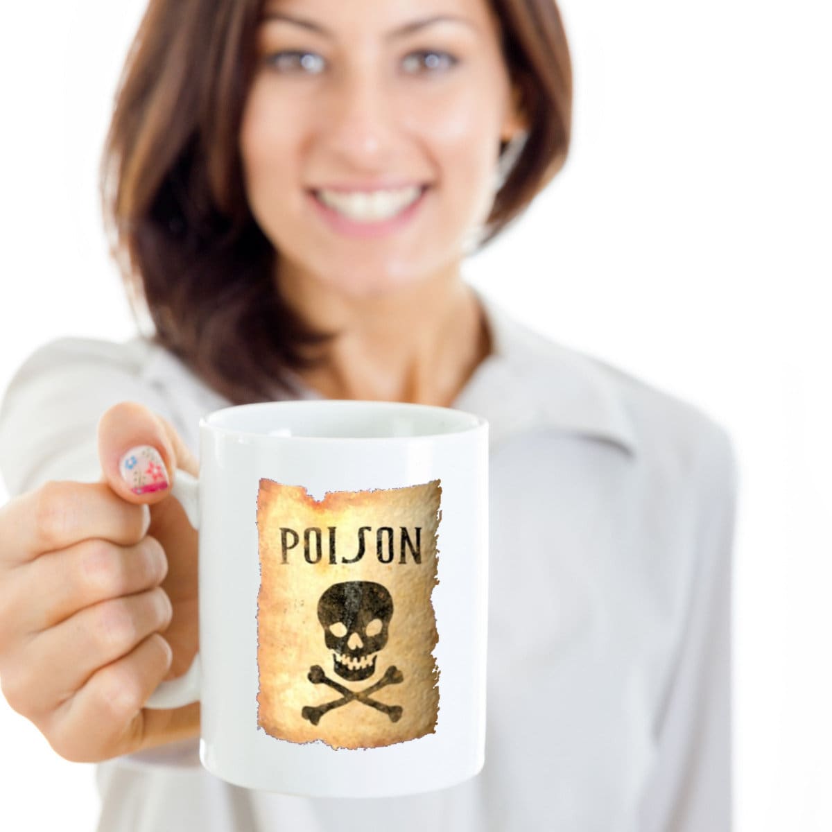 Funny Coffee Mug Poison Symbol Skull and Bones Gift Funny - Etsy