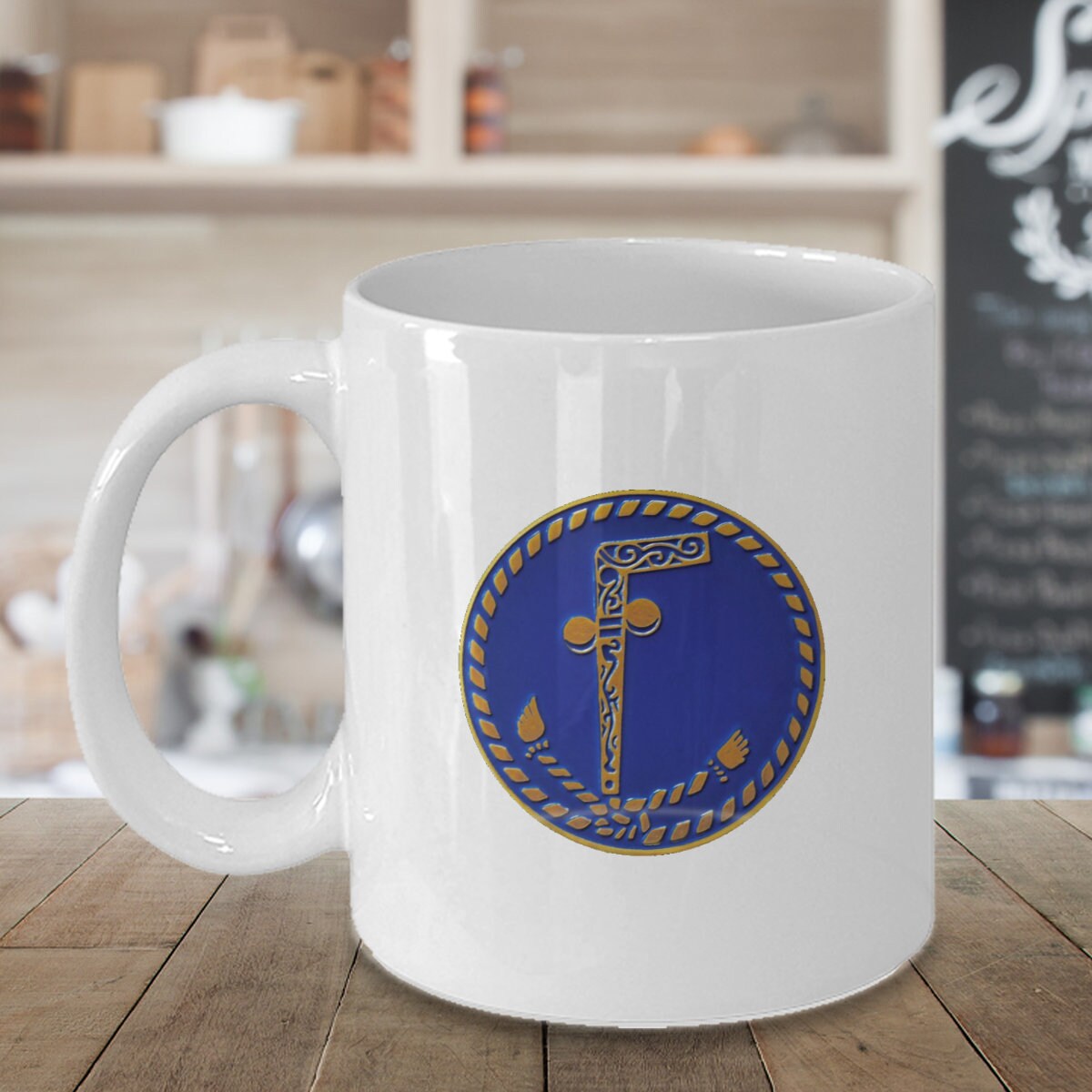 Freemason Coffee Mug - Tubal Cain - Tubal Cane Masonic Old Symbol ...
