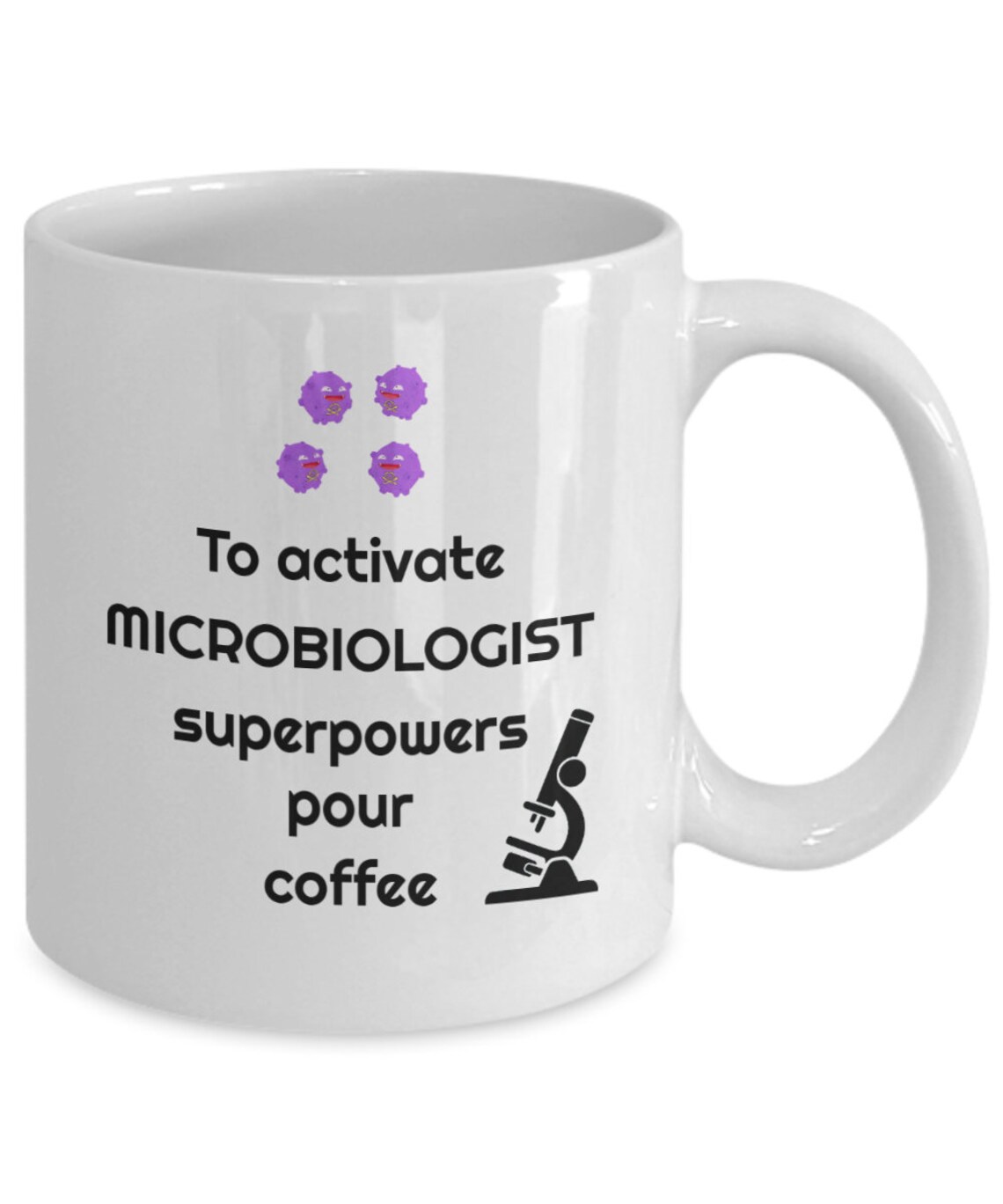 Microbiology Coffee Mug to Activate Microbiologist Pour | Etsy
