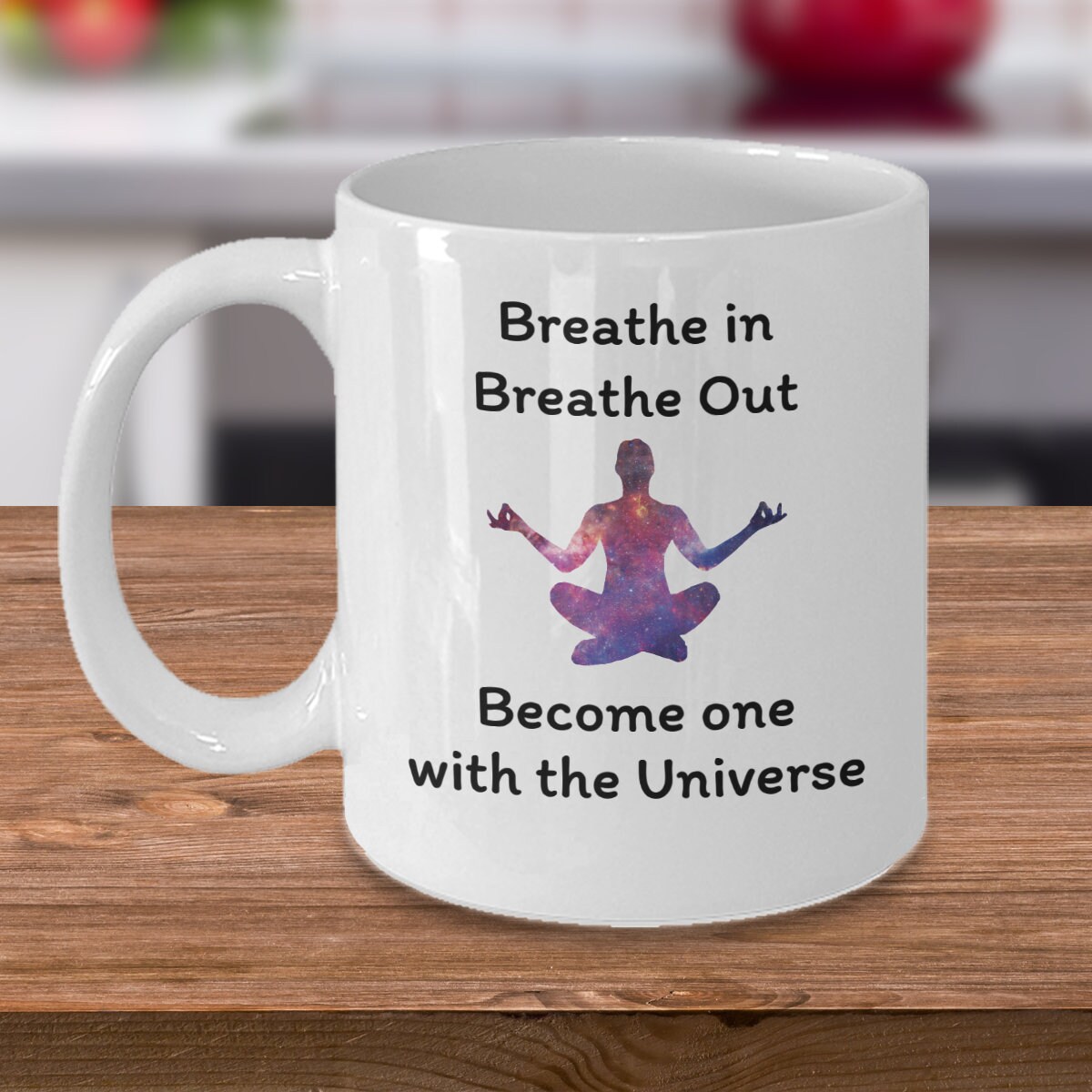 Coffee Mug Yoga Become One With the Universe Yoga Gifts - Etsy