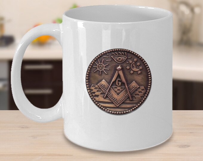 Freemason Coffee Mug Tubal Cain Tubal Cane Masonic Old - Etsy