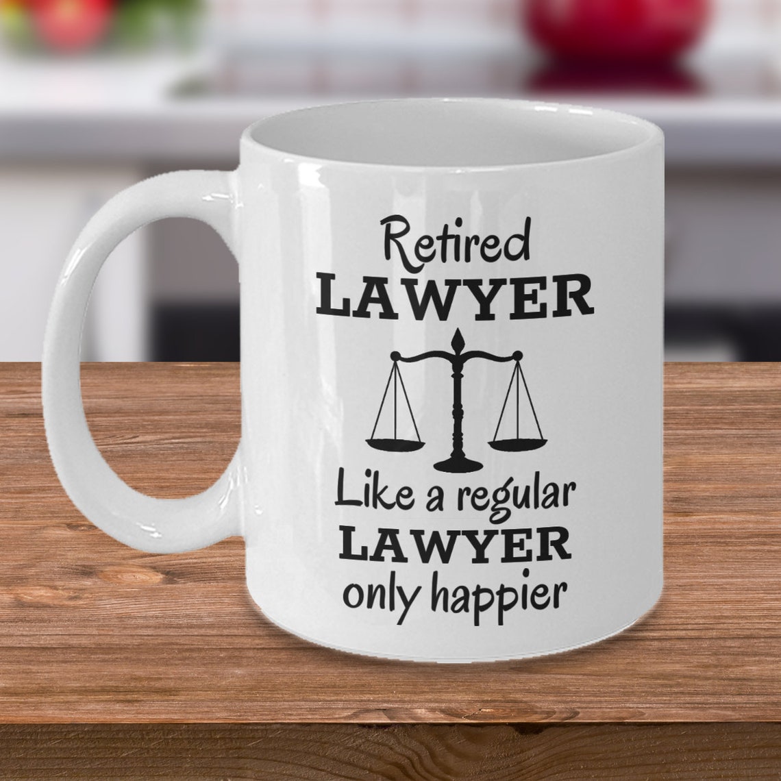 Retired lawyer Like a regular lawyer only happier Funny | Etsy