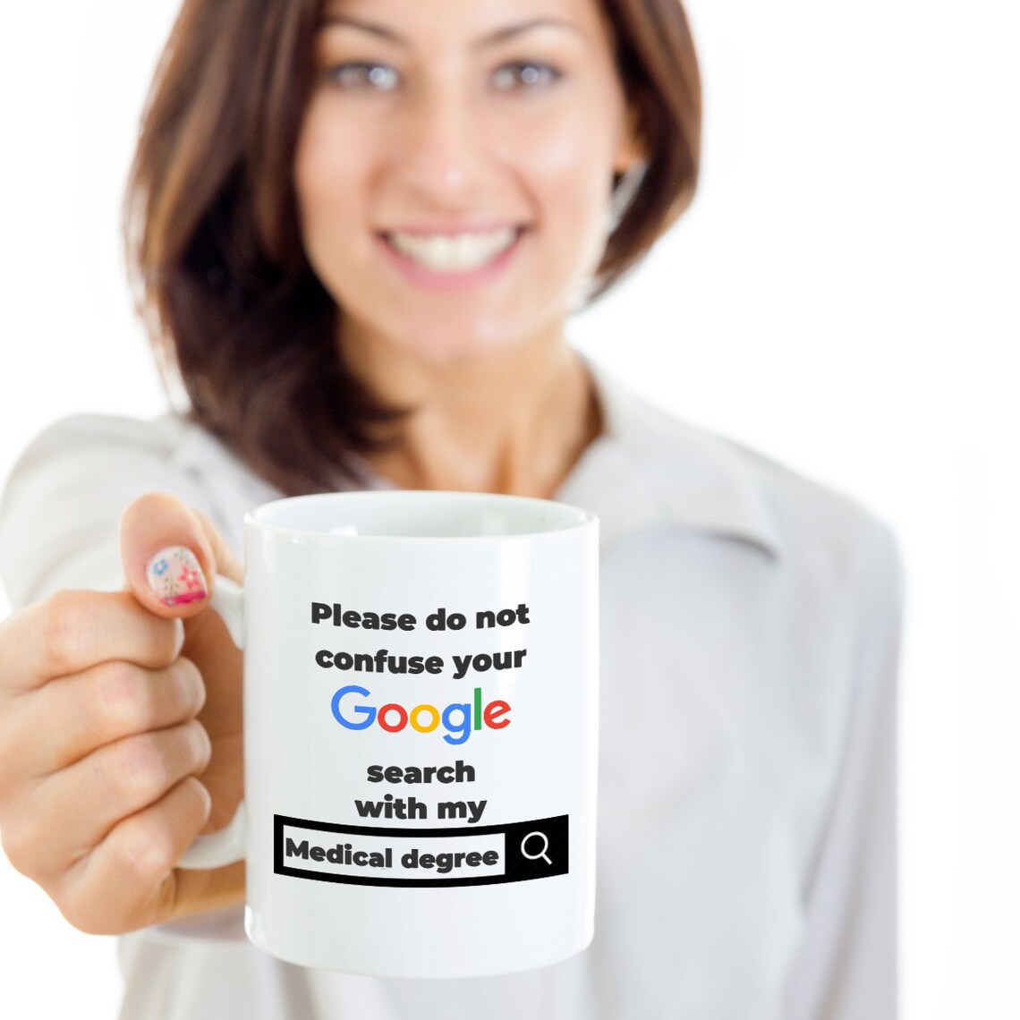 Doctor / Nurse Coffee Mug Gift Please Do Not Confuse Your | Etsy