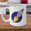 UFO Alien Head Coffee Mug Storm Area 51 Come See Believe Funny Aliens ...