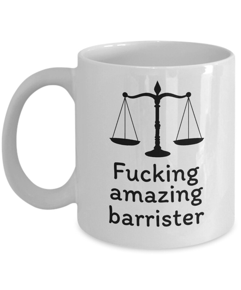Lawyer Coffee Mug Fucking Amazing Barrister Funny Law - Etsy