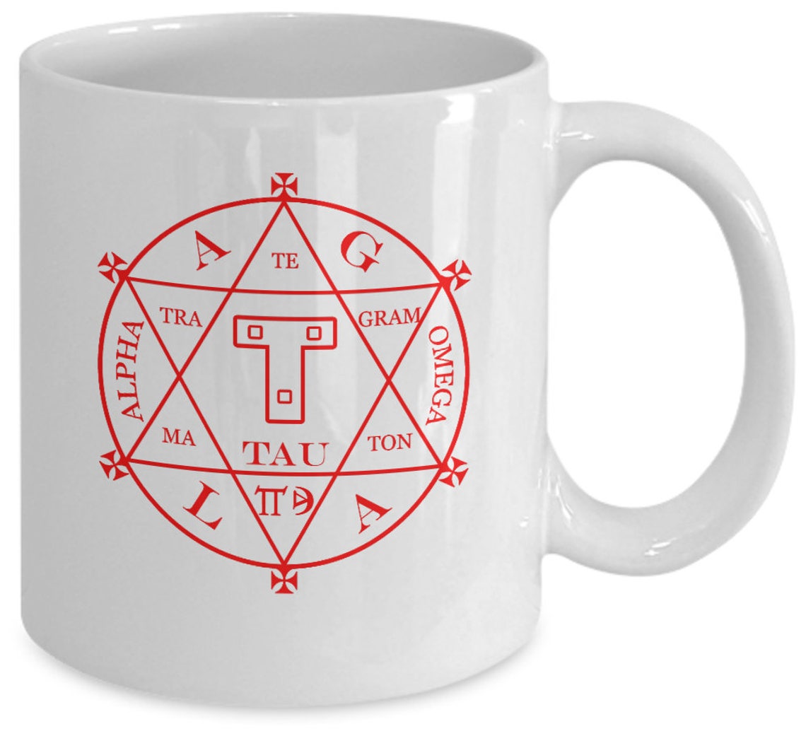 Esoteric Mug - Goetia Hexagram Seal of Solomon Symbol - Occult Magick ...