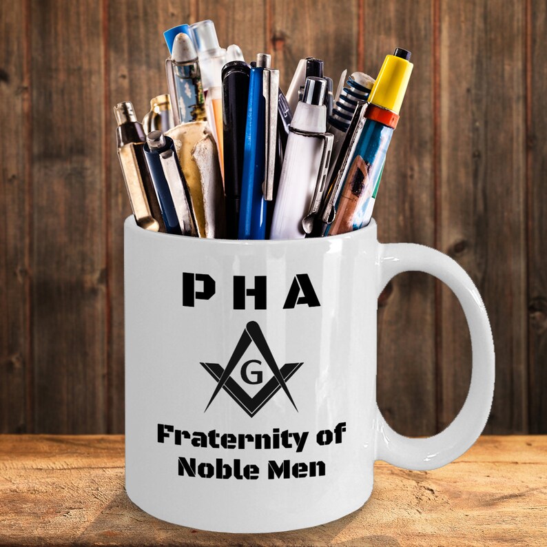 Masonic Coffee Mug PHA Fraternity of Noble Men Prince Hall - Etsy