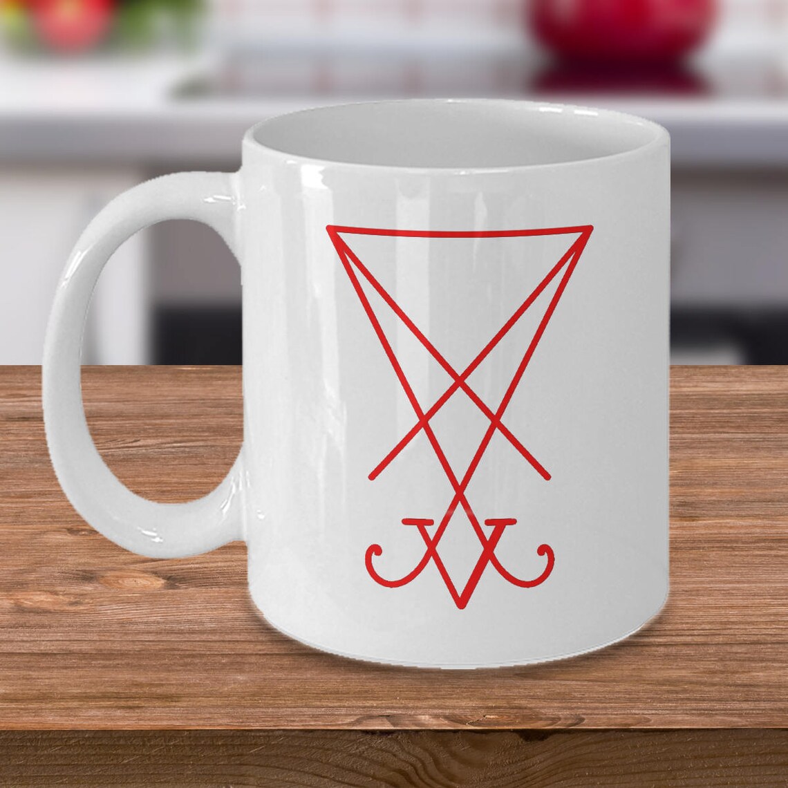 Satanic Coffee Mug - Lucifer Sigil Symbol - Occult Ritual Cup - Sigil ...