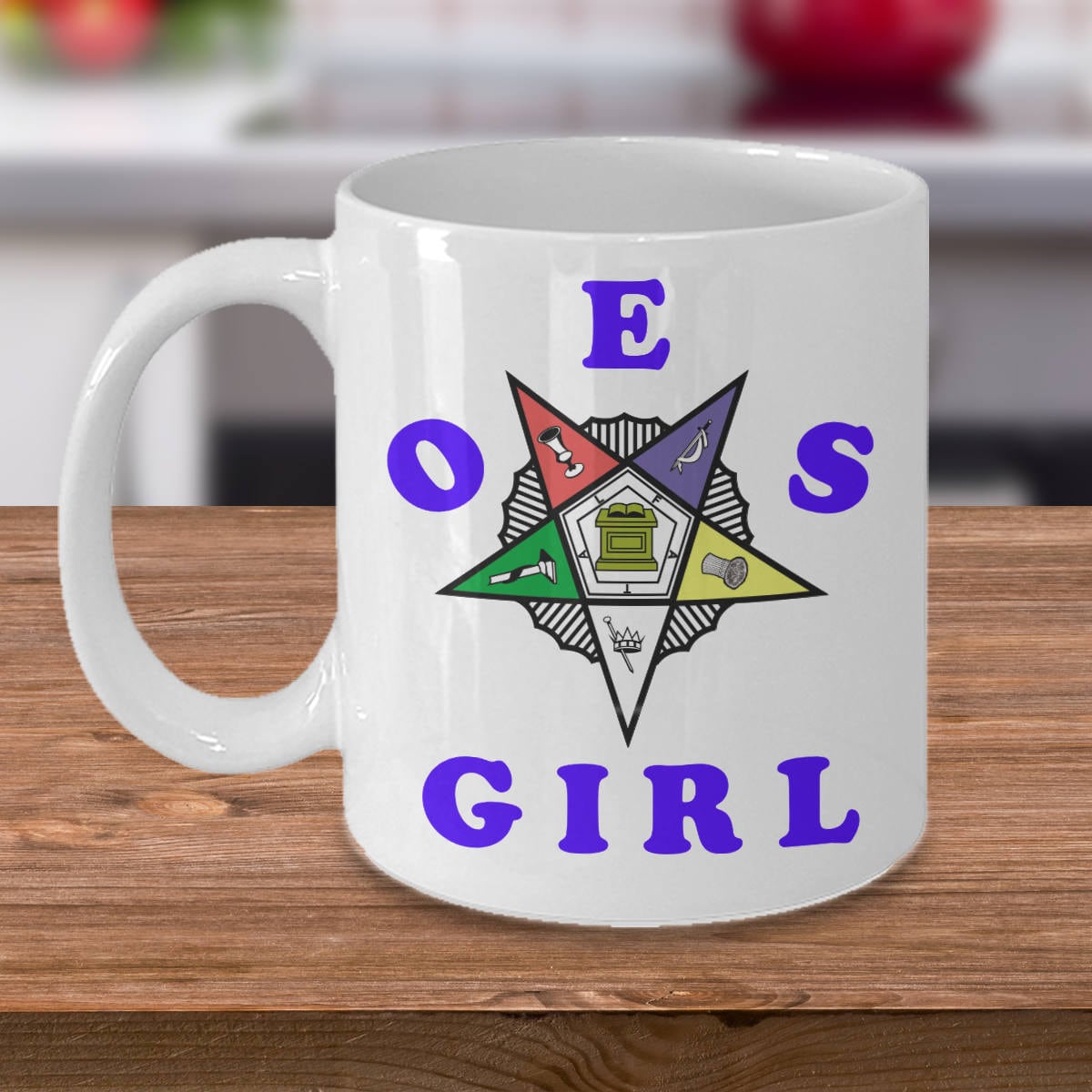 Order of the Eastern Star Coffee Mug OES Girl Masonic Gift - Etsy