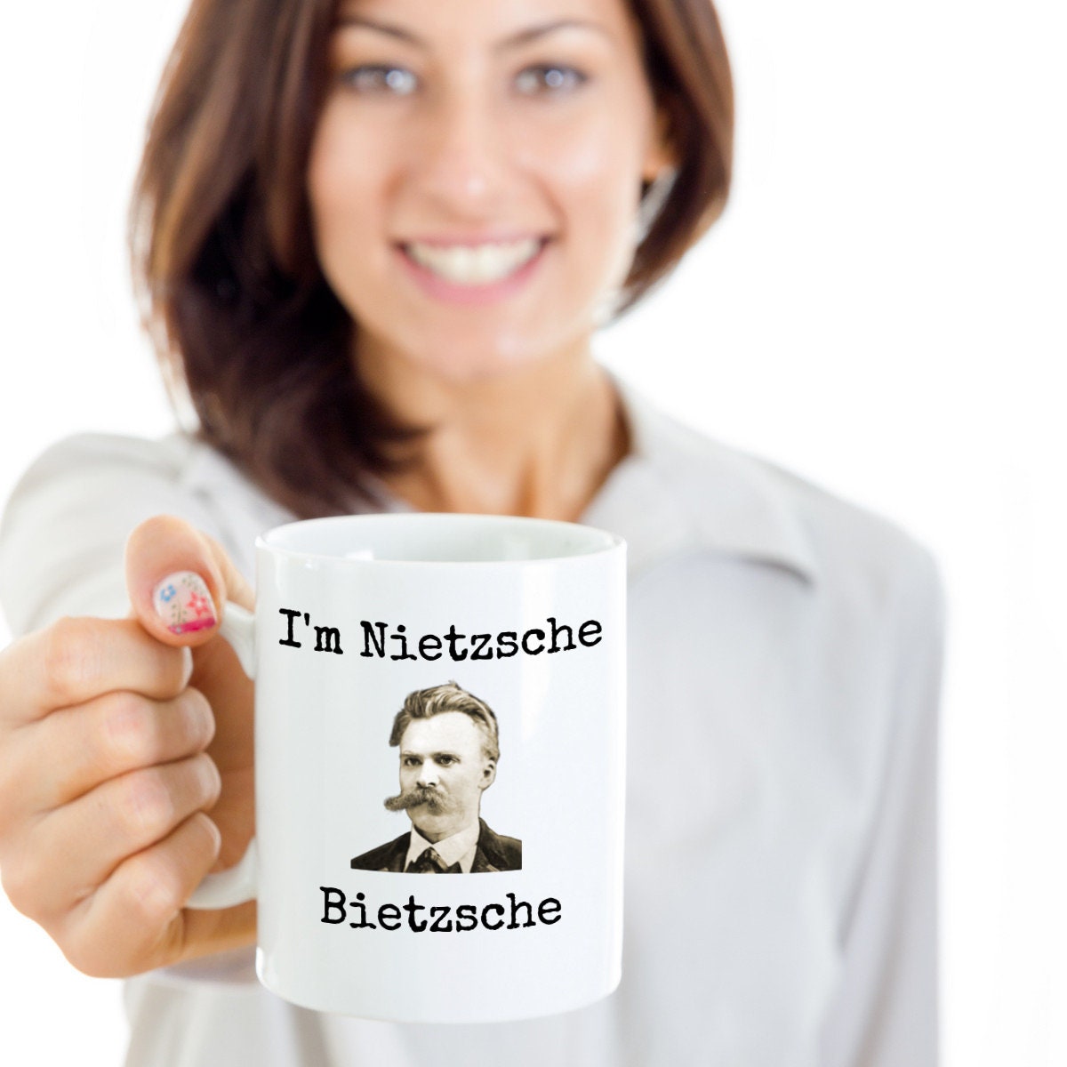Philosophy Coffee Mug - I'm Nietzsche Bietzsche - Philosopher Friedrich ...