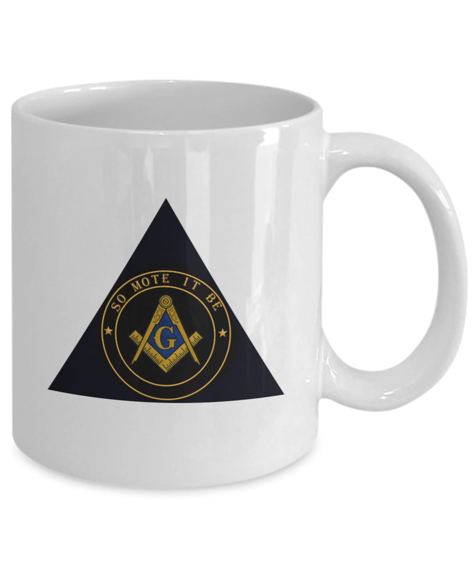 Freemason Coffee Mug so Mote It Be Freemason Motto Masonic - Etsy