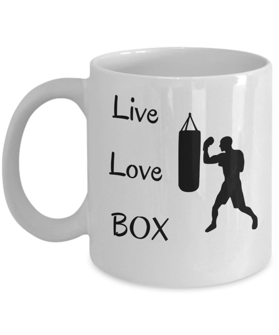 Live Love Box - Boxing Themed Gift for Boyfriend - Boxing Coffee Mug ...