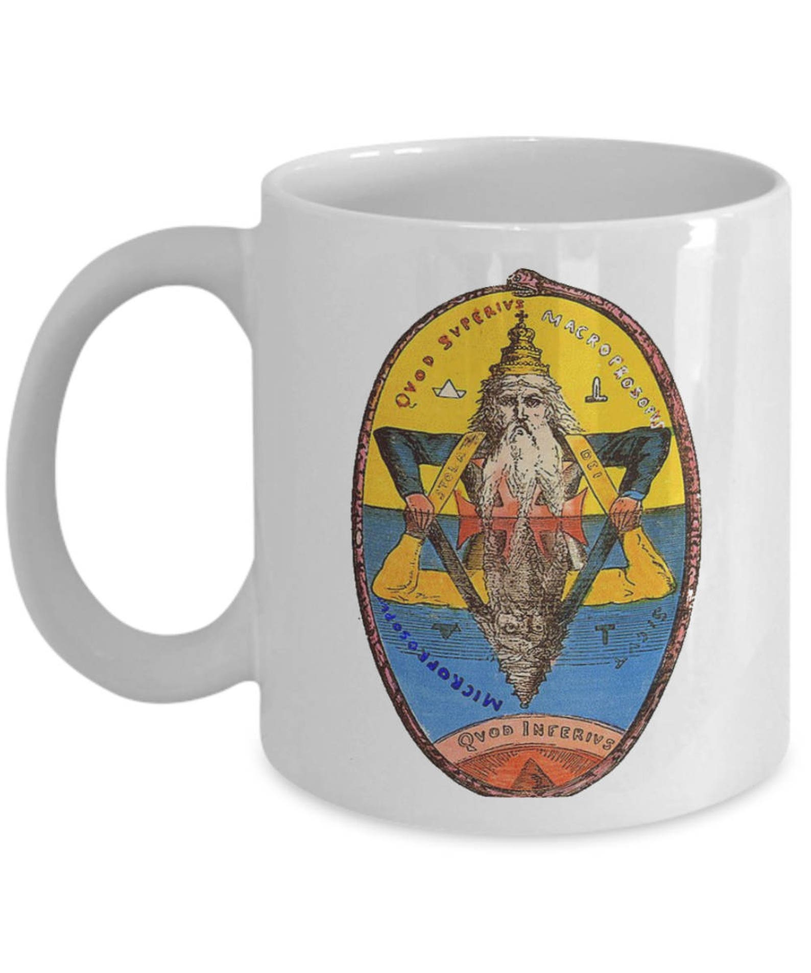 Esoteric Coffee Mug the Great Symbol of Solomon by Eliphas - Etsy