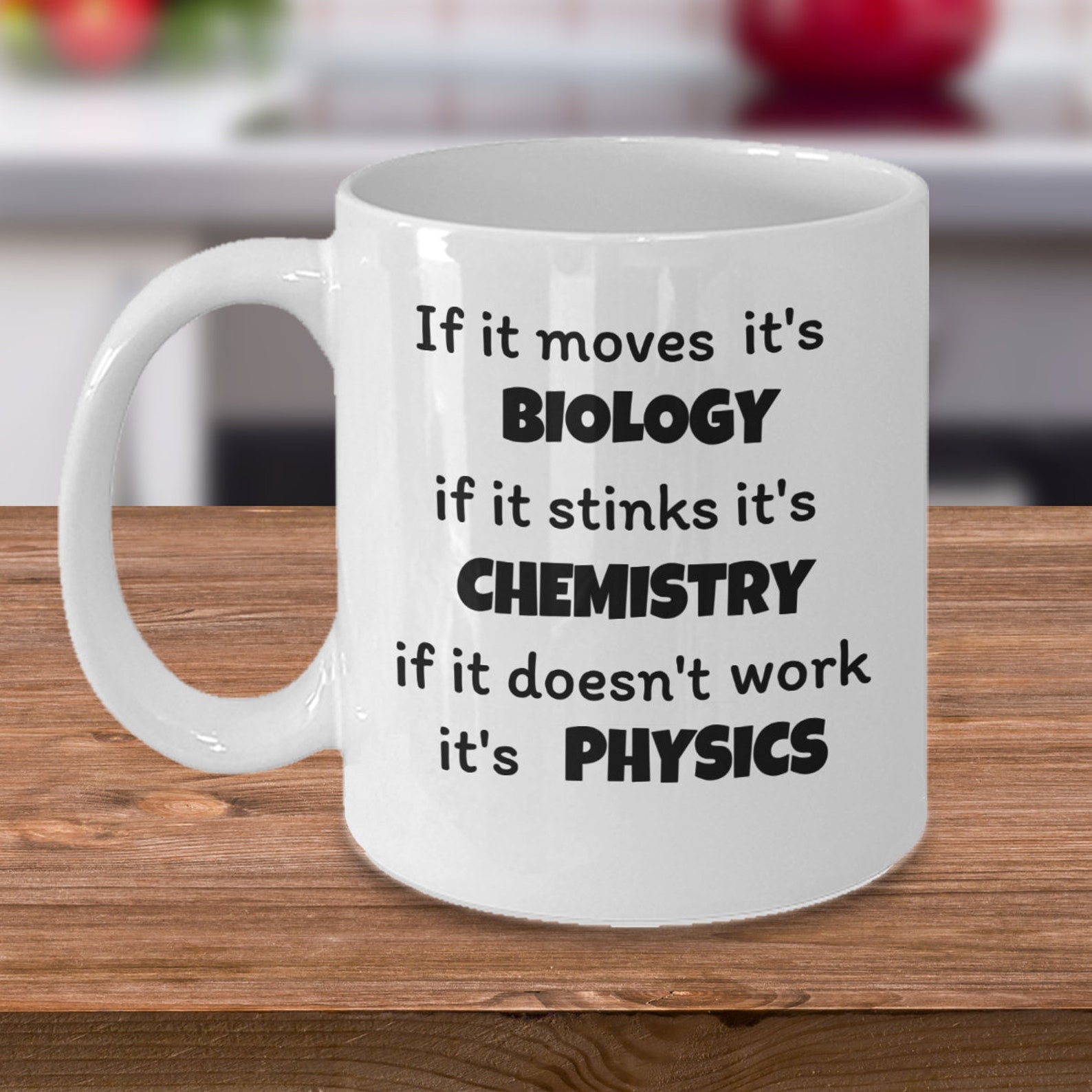 Funny Science Definition Coffee Mug Biology Chemistry - Etsy