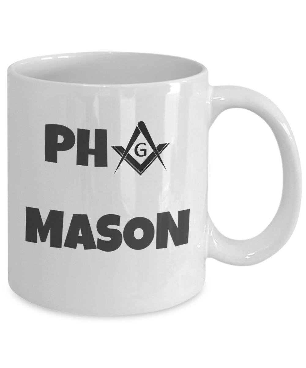 Freemason Coffee Mug PHA MASON Symbol Masonic Prince Hall - Etsy