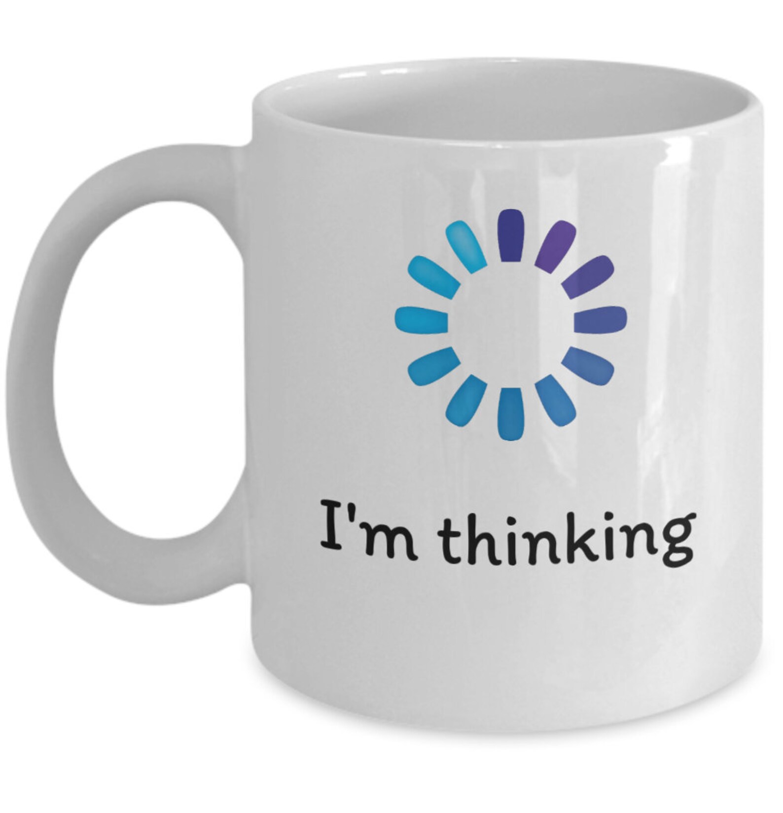 I'm Thinking Funny Loading Symbol PC Computer Nerd IT - Etsy