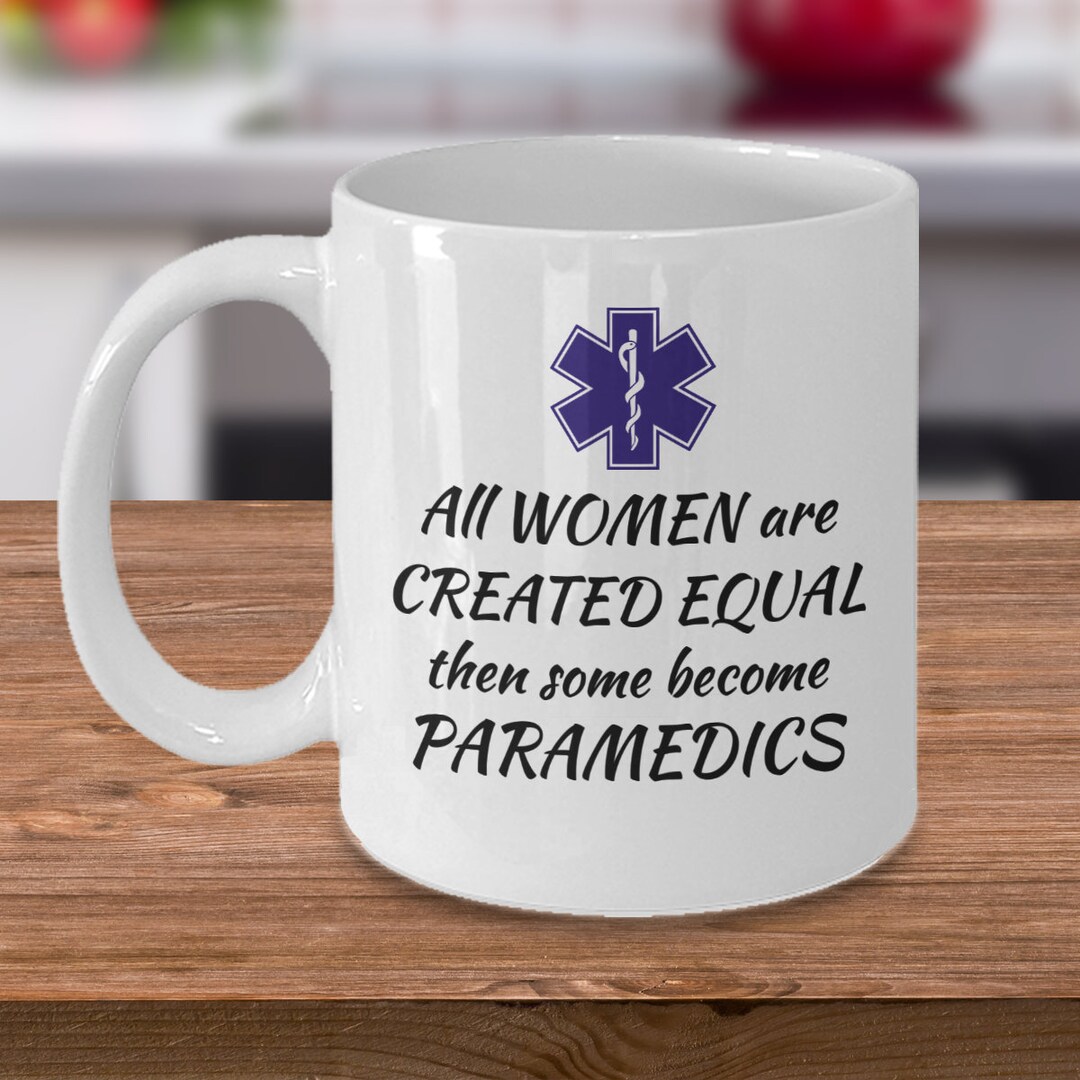 Female Paramedic Coffee Mug - Women Paramedics - Medical Cross Symbol ...
