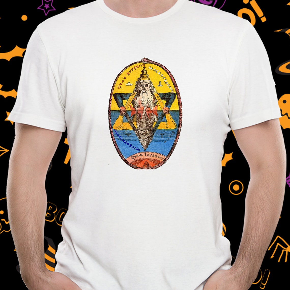 Esoteric Shirt Great Symbol of Solomon by Eliphas Levi | Etsy
