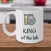 Science Coffee Mug King of the Lab Pharmacist Scientific - Etsy