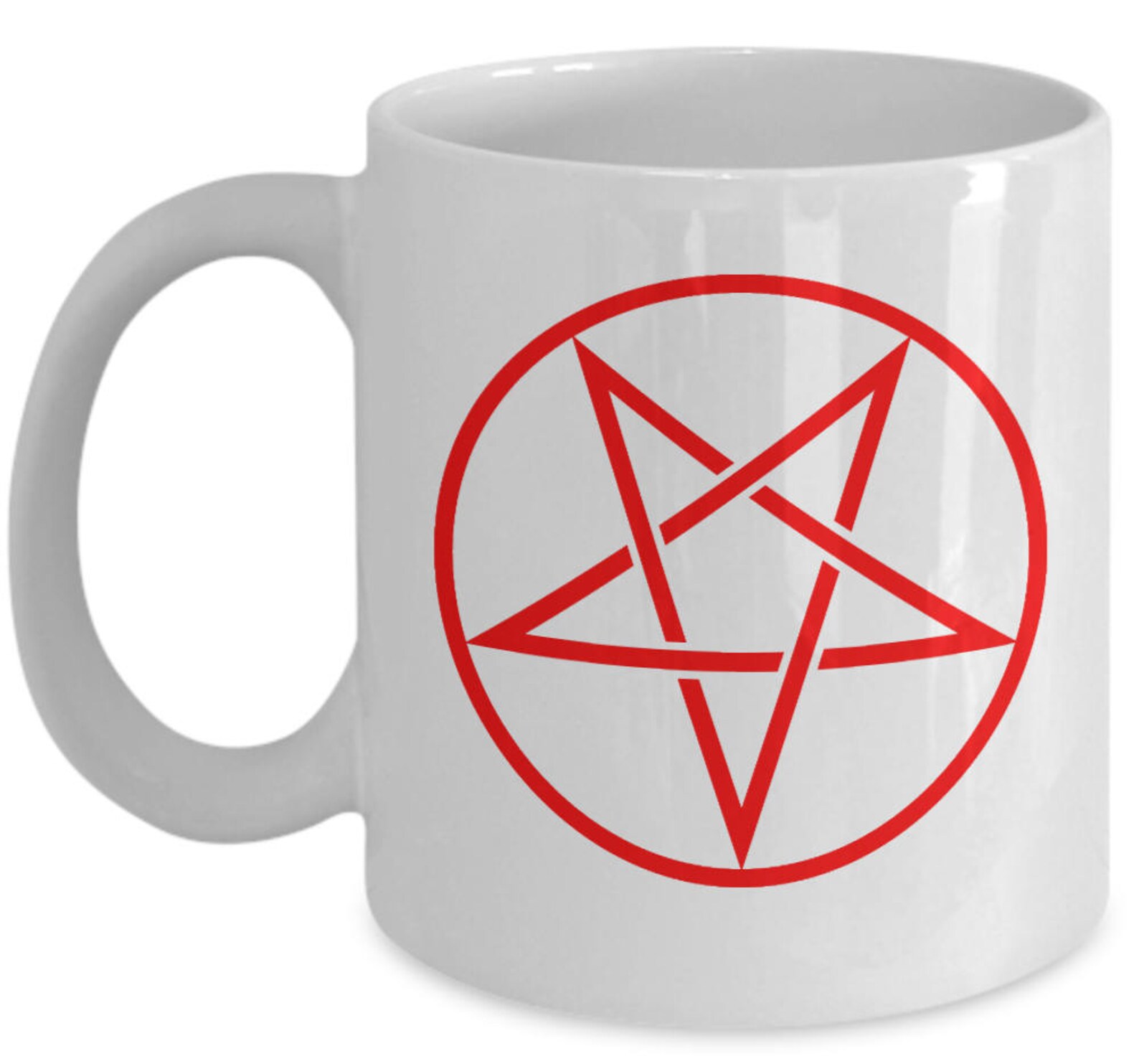 Satanic Mug - Inverted Pentagram Symbol - Devil Worship 666 Satanic ...