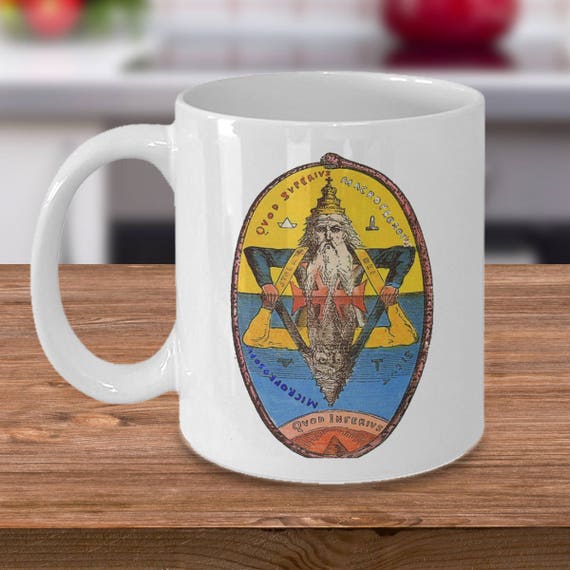 Esoteric Coffee Mug the Great Symbol of Solomon by Eliphas | Etsy