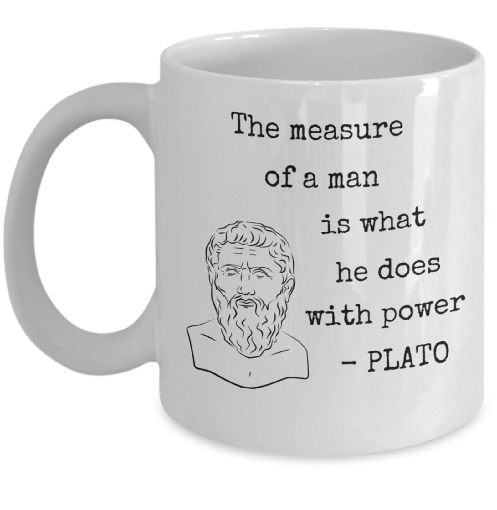 Philosophy student coffee mug Greek Philosopher Plato quote | Etsy