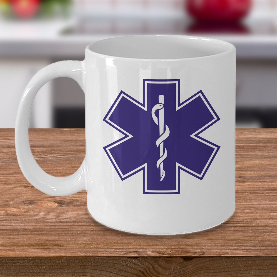 Large Paramedic Symbol Coffee Mug - Medical Cross - Healthcare ...