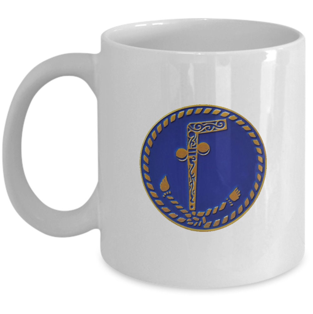Freemason Coffee Mug - Tubal Cain - Tubal Cane Masonic Old Symbol ...