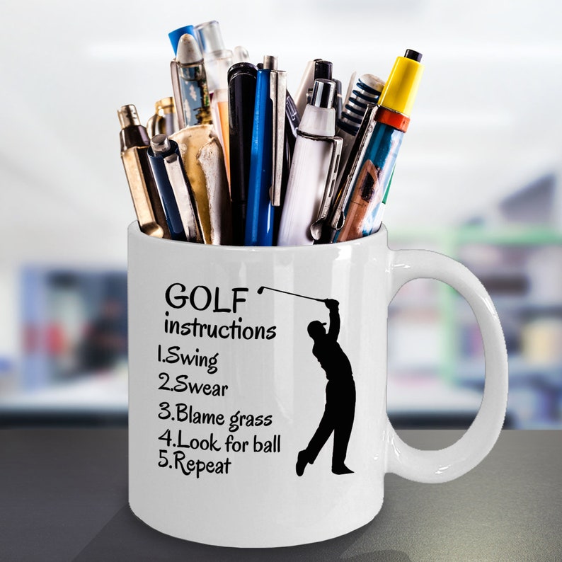 Golf Instructions Funny Golfing Gifts for Men Golf Lover - Etsy