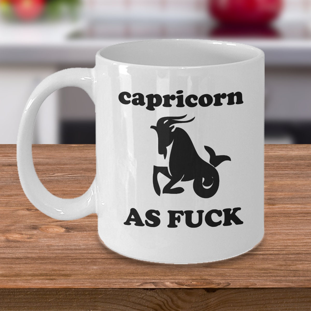 Zodiac Astrology Sign Coffee Tea Mug Capricorn As Fuck Etsy