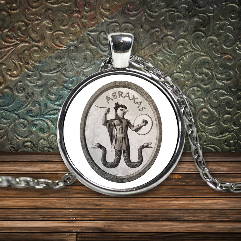 Esoteric necklace Abraxas gnostic god symbol gnosticism | Etsy