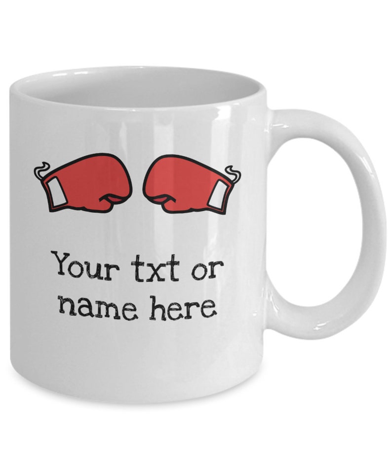 Custom Boxing Gloves Themed Mug Personalized Boxer Gift for | Etsy