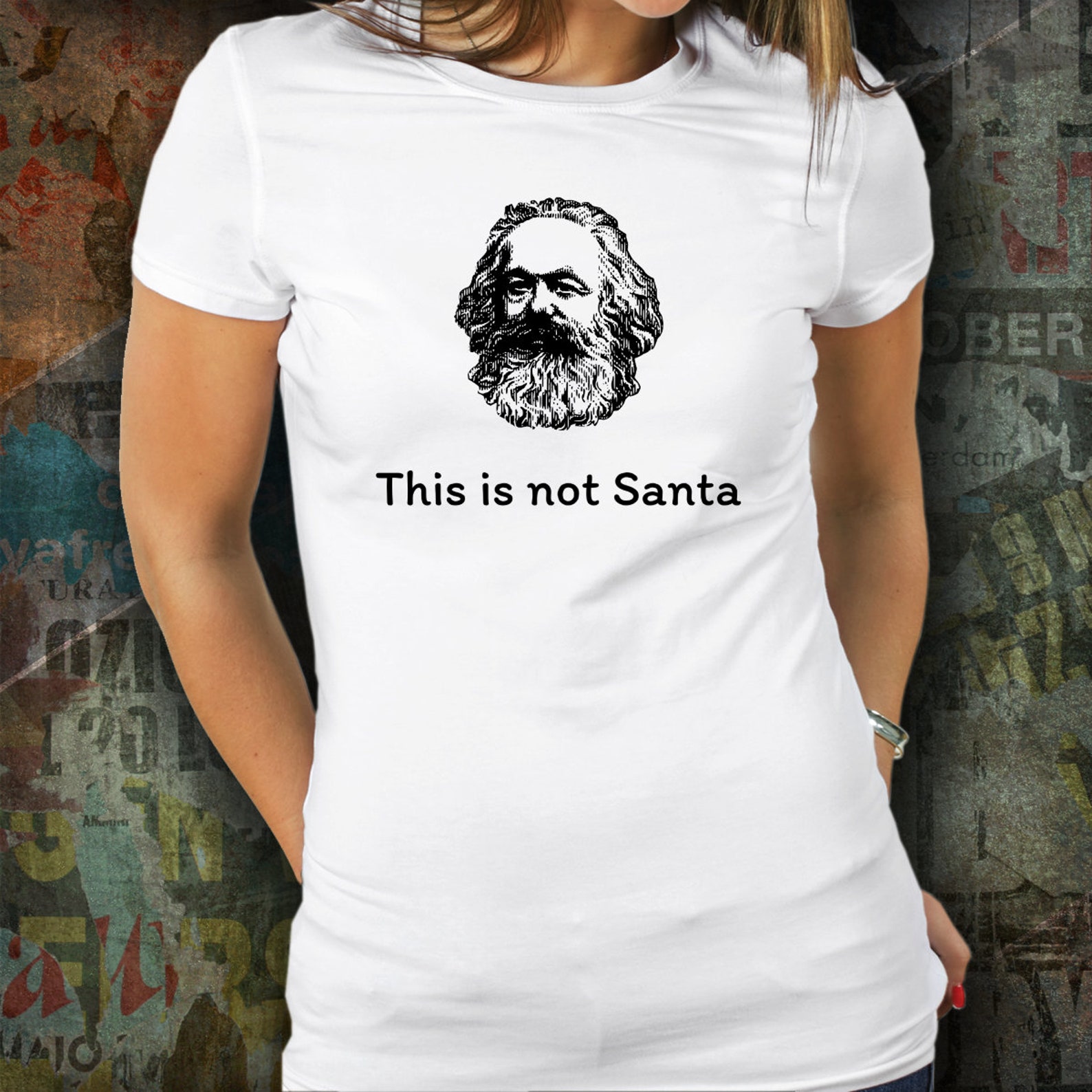 This is Not Santa Funny Karl Marx Shirt Sociologist Gift - Etsy