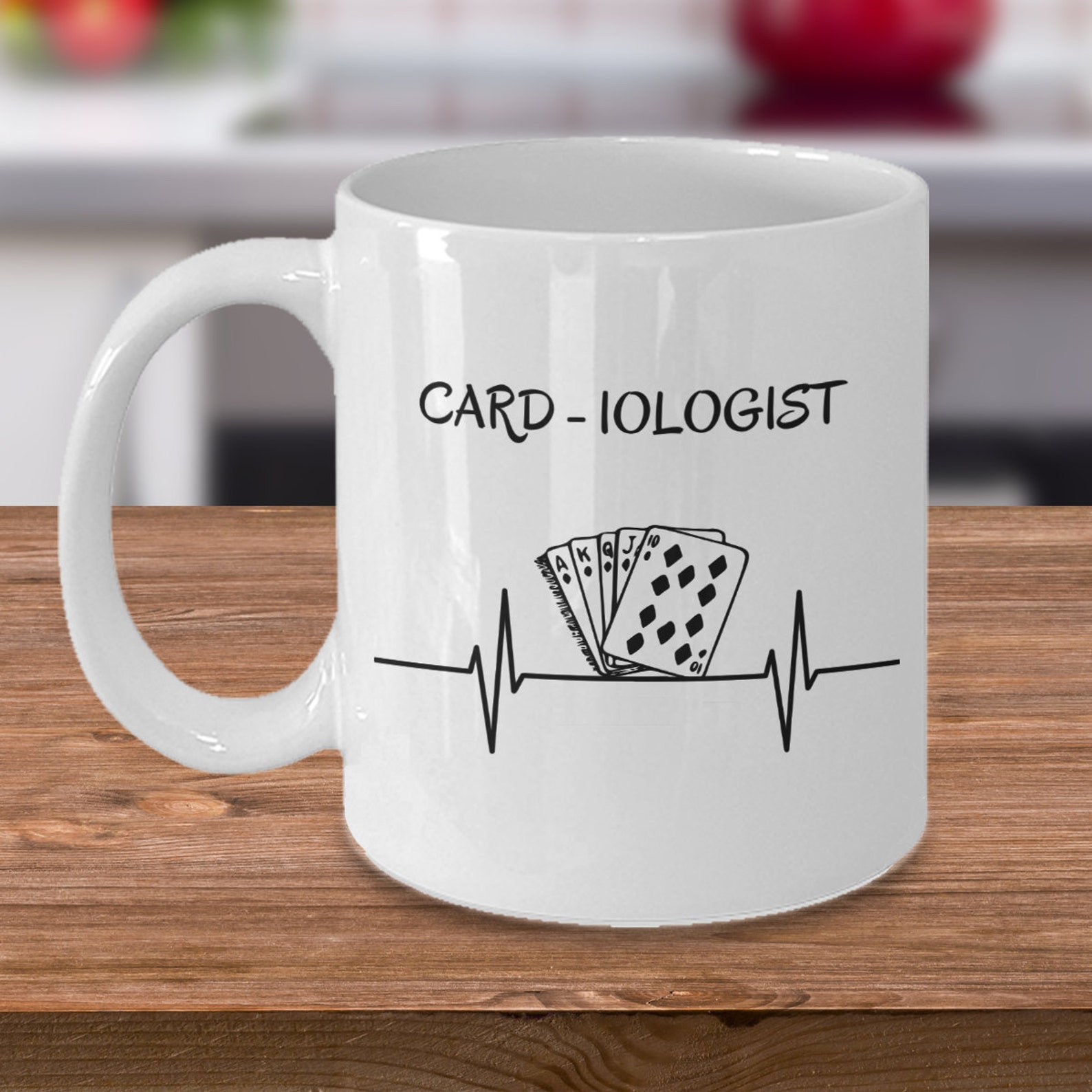 Funny Card Player Gift Poker Player Mug CARD iologist - Etsy