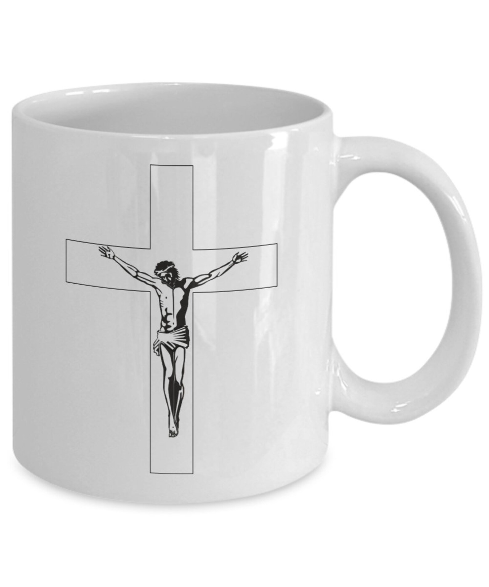 Christianity Religion Mug Jesus Christ Crucifixion Cross - Etsy