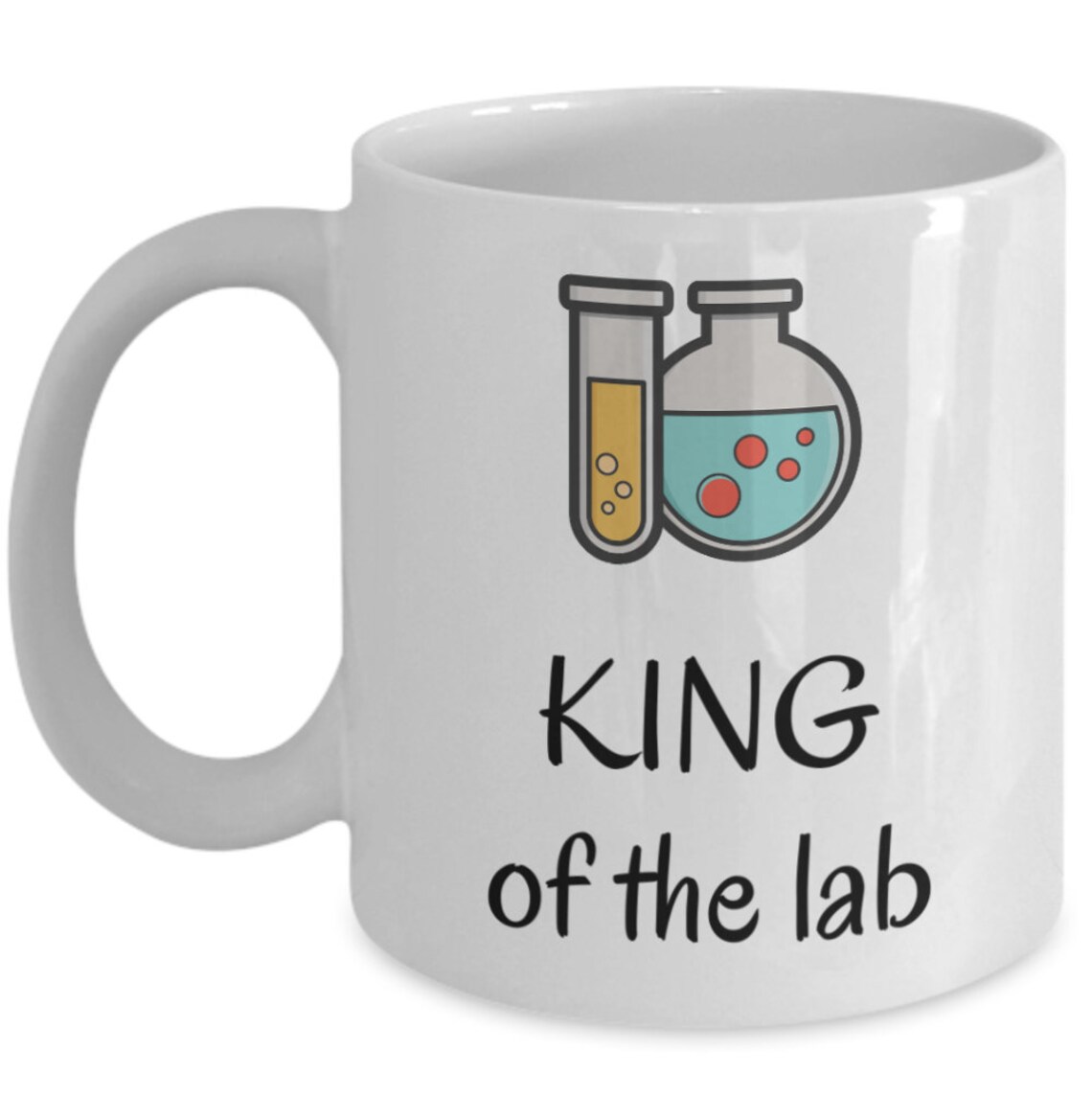 Science Coffee Mug King of the Lab Pharmacist Scientific - Etsy